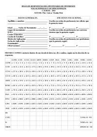 CASM 83 Hoja-de-Respuestas Y CALIFICACION | Guías, Proyectos, Investigaciones de Psicología ...