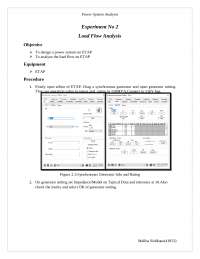 Power System Analysis LAB - Docsity