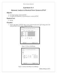 Power System Analysis LABS - Docsity