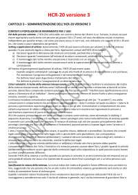 Riassunto libro ''HCR-20 v3 - Checklist per la valutazione del rischio ...