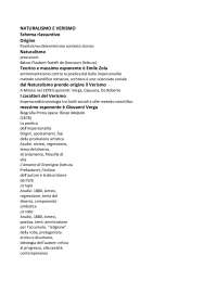 Schema riassuntivo Naturalismo e Verismo - Docsity