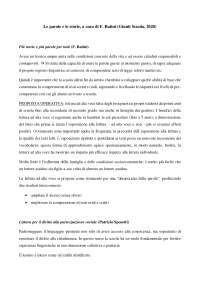 "Le parole e le storie" a cura di Federico Batini. RIASSUNTO - Docsity