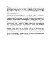 English - review de una película. Titanic - Docsity