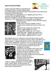 Opera Nazionale Balilla - Docsity