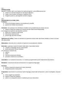 Algoritmi e strutture dati - Docsity