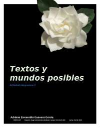 Textos y mundos posibles actividad 3 modulo 4 - Docsity