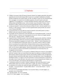 ANALISI DEL TESTO ''INFINITO'' LEOPARDI - Docsity