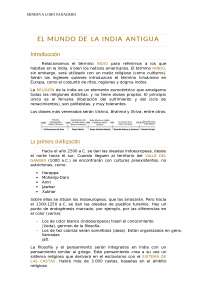 Tema 6 - EL MUNDO DE LA INDIA - Docsity