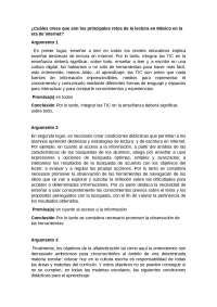 Retos de la lectura en mexico, actividad del modulo 5 - Docsity