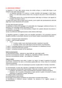Linguaggio verbale, semantica e sintassi - APPUNTI prof.ssa Dardano | Appunti di Linguistica ...
