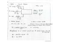 Ejercicio sólidos resuelto, ejercicio claro | Ejercicios de Control de Procesos | Docsity