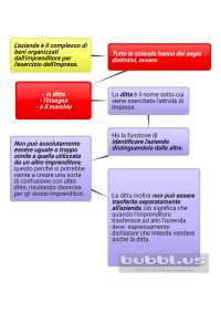 Mappa concettuale - I segni distintivi dell'azienda | Schemi e mappe ...