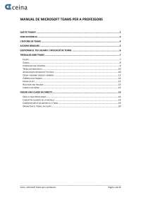 Manual Microsoft Teams - Docsity