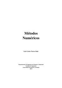 Lineas metodos numericos - Docsity