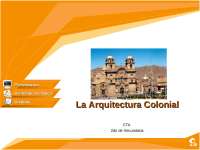 ARQUITECTURA COLONIAL - Docsity