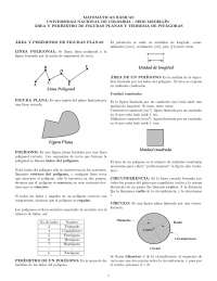 área y perímetro de figuras planas y teorema de Pitágoras - Docsity