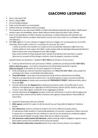 Biografia giacomo leopardi - Docsity
