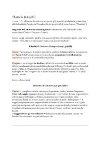 Spiegazione Pharsalia, Lucano - Docsity