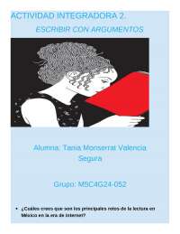 ACTIVIDAD INTEGRADORA 3 - Docsity