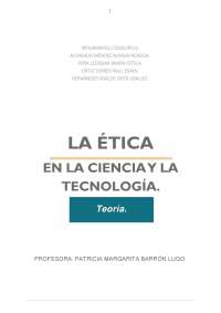 La ética en la ciencia y la tecnología - Docsity