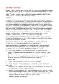 Testo Leopardi infinito | Appunti di Letteratura - Docsity