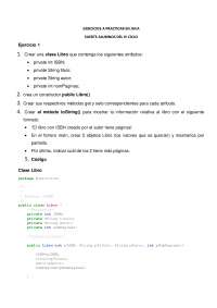 EJERCICIOS PARA PRACTICAR EN JAVA - Docsity