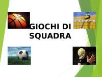 Regole giochi di squadra - Docsity