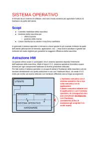 Riassunto e appunti "sistemi operativi" - Docsity