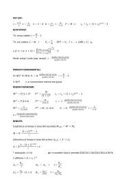 FORMULARIO MATEMATICA FINANZIARIA - Docsity