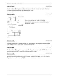 Timer 555 - esercizi risolti | Esercizi di Elettronica | Docsity