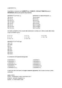 L’IMPERFETTO - Docsity