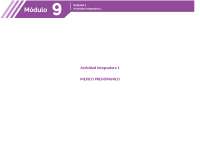 Actividad integradora 1 modulo 9 - Docsity