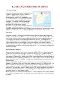 Euskera, la lingua basca - Docsity