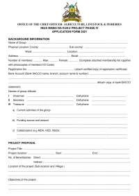 Chicken project In the community - Docsity