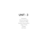 Java programming. Facts about inheritance in java. - Docsity