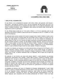 Guerra civil española - Docsity