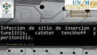 Infección de sitio de inserción y tunelitis, peritonitis - Docsity