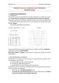 Funciones elementales - Docsity