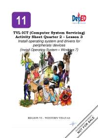 Computer Systems Servicing NC II - Docsity