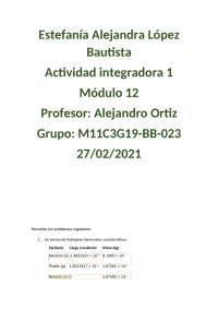 Módulo 12 actividad 1 - Docsity