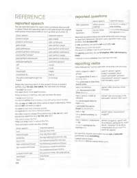 Reported speech exercices - Docsity