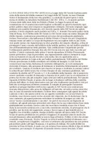 XII tavole Storia diritto romano - Docsity