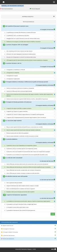 DOMANDA E RISPOSTA MODELLI DI HOUSSAYE E DEVELAY | Esercizi di Didattica generale e speciale ...