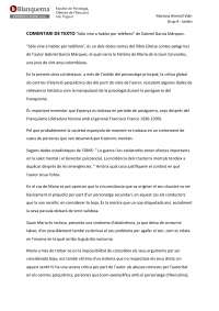 Sólo vine a hablar por teléfono, comentario de texto - Docsity