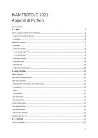 PoliTo informatica 2021 Python e architettura degli elaboratori - Docsity