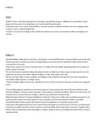 Trame tragedie Sofocle - Docsity