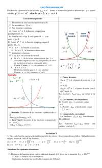 Funcion exponnencial - Docsity