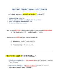 Second conditional clauses - Docsity