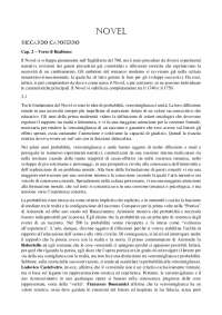 Novel (R. Capoferro) - Docsity