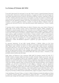 Lo Scisma d'Oriente (1054) | Dispense di Storia Medievale | Docsity